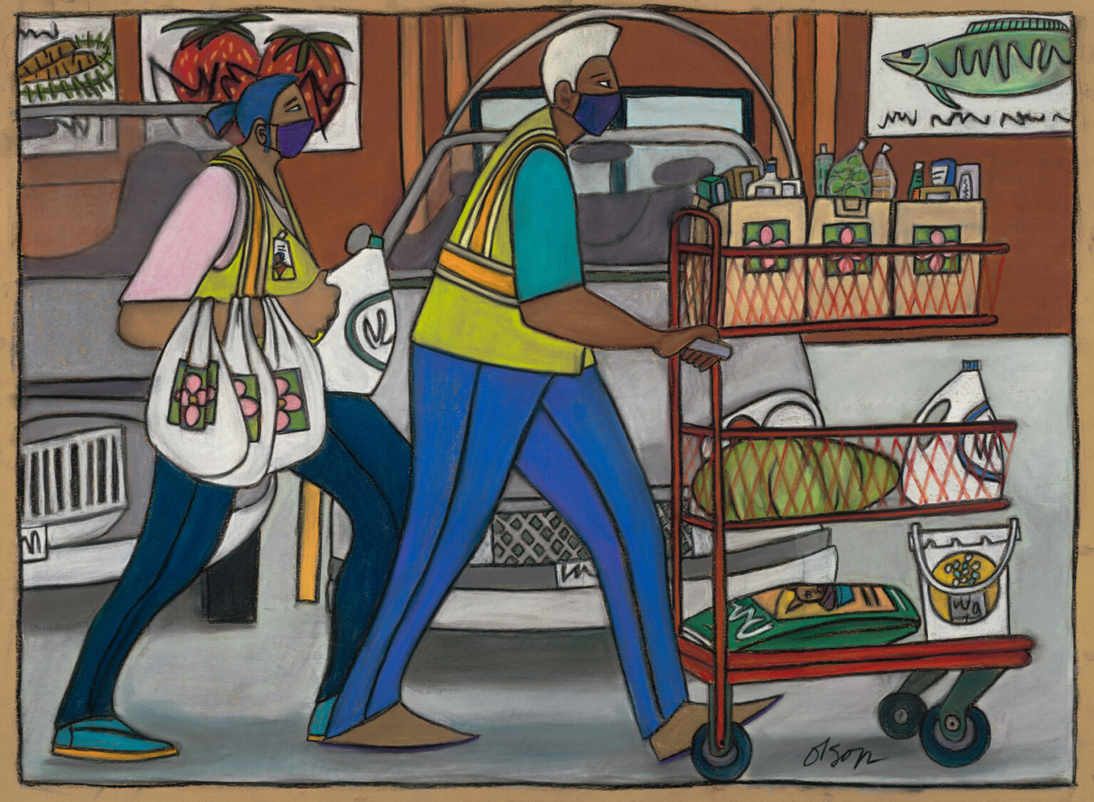 Essential Workers – Covid-19 Virus – Carolyn Olson